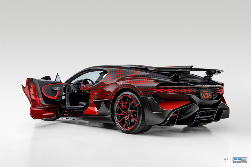 Bugatti Divo Lady Bug Protection For Bespoke Paint Scheme