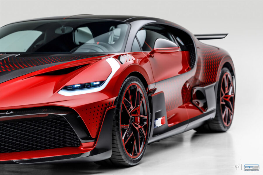 Bugatti Divo Lady Bug Protection For Bespoke Paint Scheme